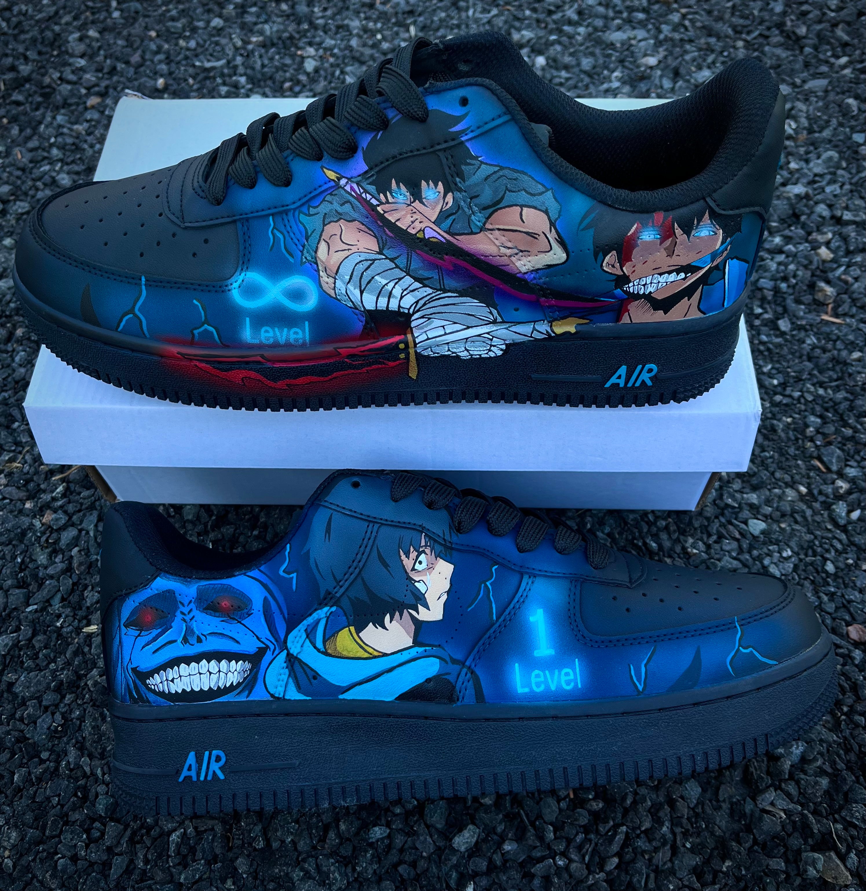 Solo leveling Air force 1 custom – rgcustom