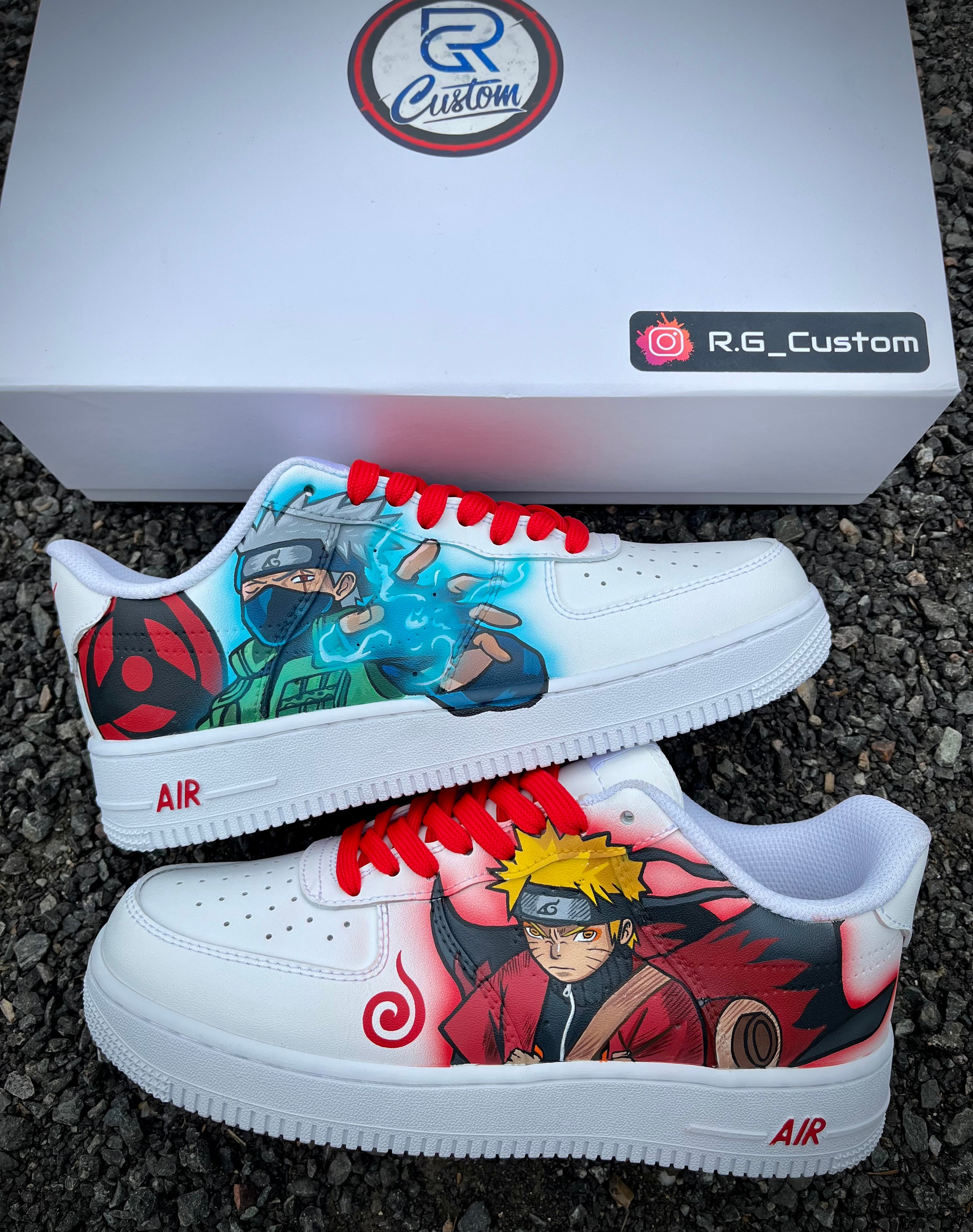 Kakashi vs Naruto custom AF1 – rgcustom
