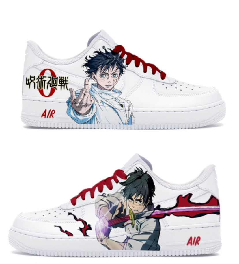 Jujutsu kaisen/ yuta custom shoes – rgcustom